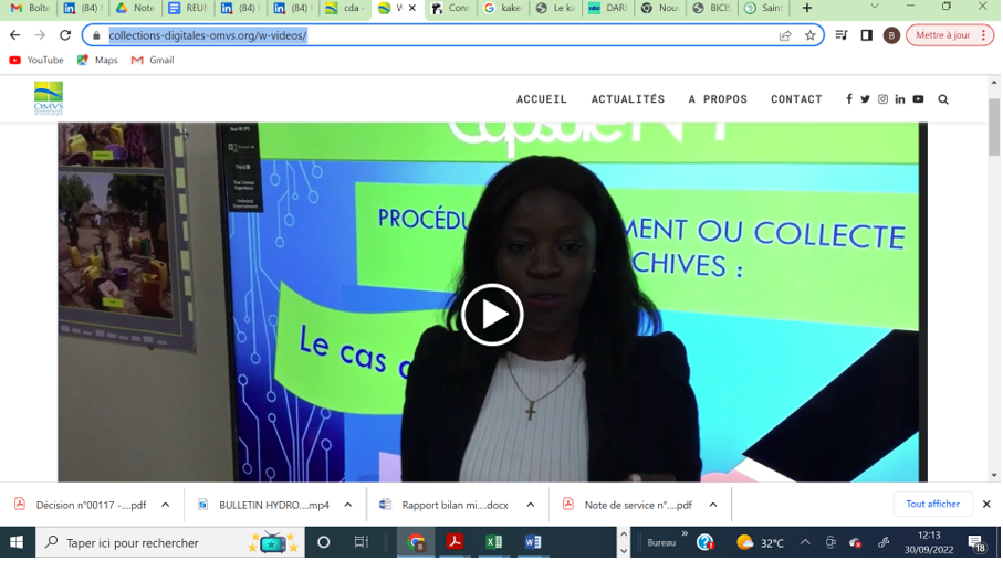 Nouveauté au CDA : la réalisation d’une capsule vidéo sur le versement ...